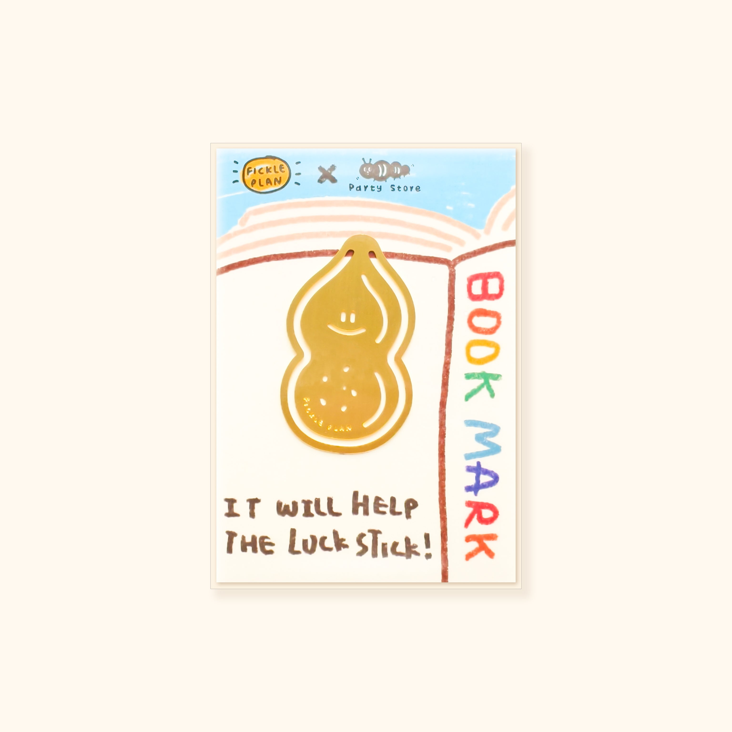 Fickle Plan | Mini Peanut Bookmark – LuLuFun Studio